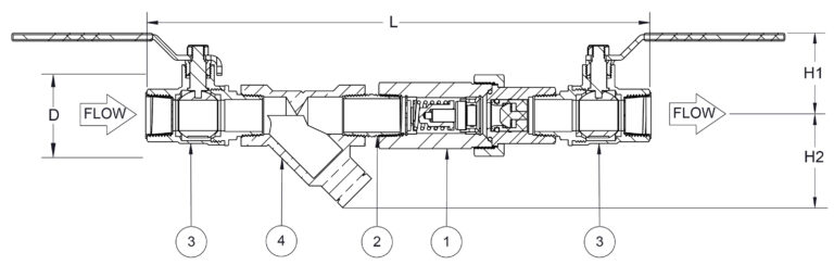Balancing Valve for DHWS | CSUAS CircuitSolver Union Strainer Assembly
