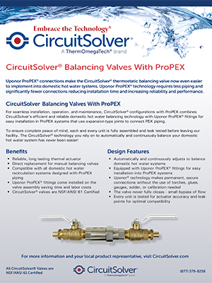 CircuitSolver Balancing Valve - Literature