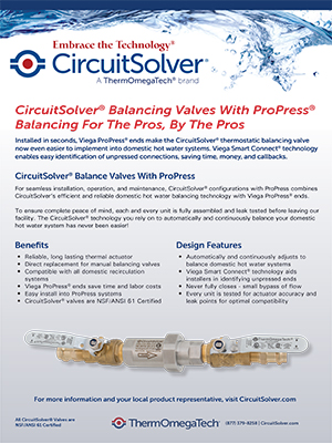 CircuitSolver Balancing Valve - Literature