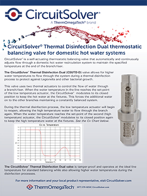 CircuitSolver Balancing Valve - Literature