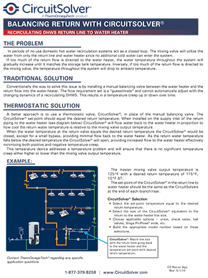 CircuitSolver Balancing Valve - Literature