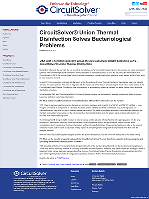 CircuitSolver Balancing Valve - Literature