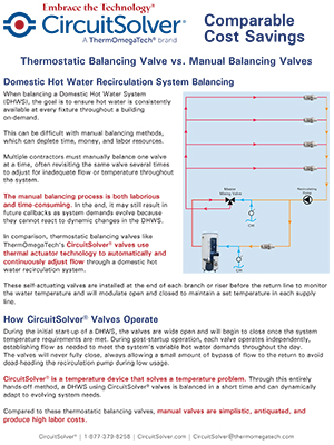CircuitSolver Balancing Valve - Literature