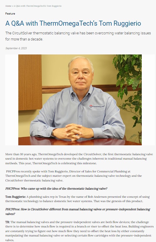 CircuitSolver Balancing Valve - Literature